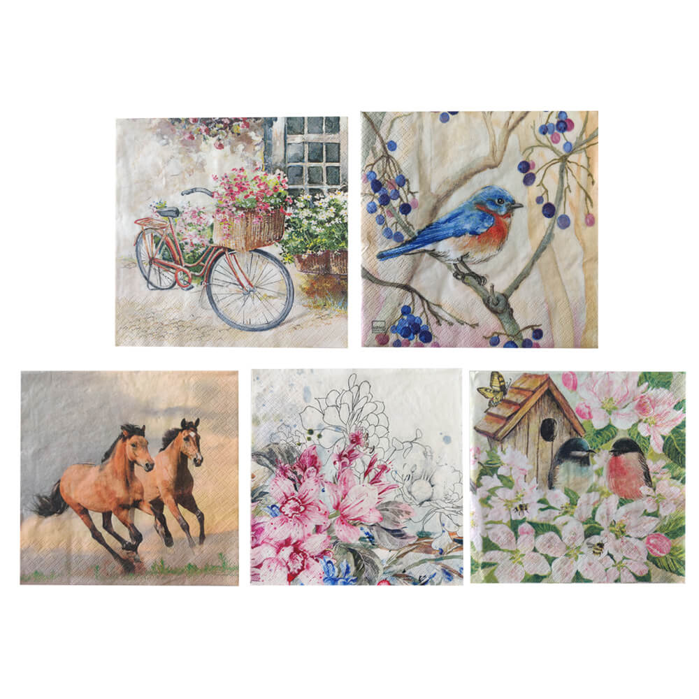 Buy decoupage Tissue Online at Best Price | Set of 25 decoupage Tissue ...
