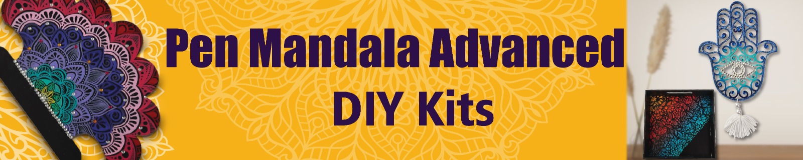 Penkraft | Pen Mandala Advanced DIY Kit | DIY Art Kits | Order Now